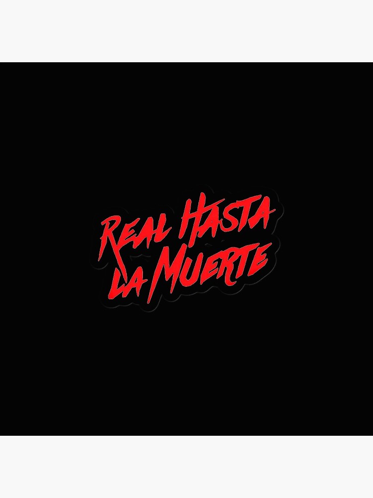 "Anuel AA Real Until Death" Pinundefined by ConguitoWhite | Redbubble