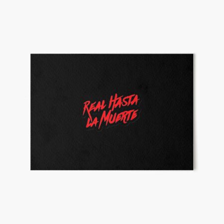 "Anuel AA Real Until Death" Art Board Print by ConguitoWhite | Redbubble