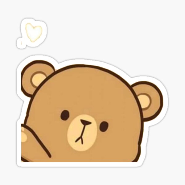 Mocha Bear Stickers | Redbubble