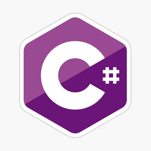 "c# logo programming language" Sticker for Sale by Abdocher | Redbubble