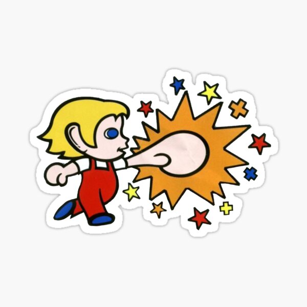 "Alex Kidd Master System Mascot" Sticker for Sale by Xanderlee7 | Redbubble