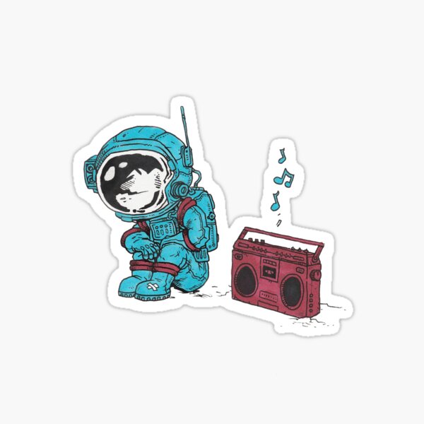 "Space Bop" Sticker for Sale by noahschomburg | Redbubble