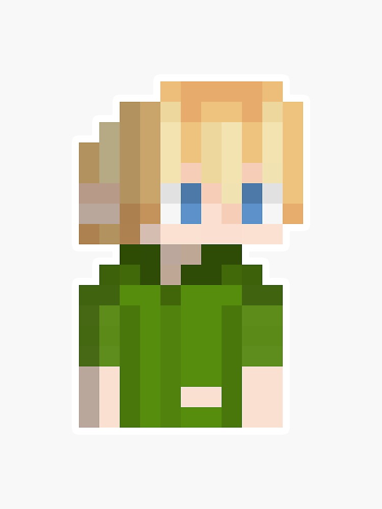 "Tubbo_ Minecraft Skin Icon" Sticker for Sale by DKristoffer | Redbubble