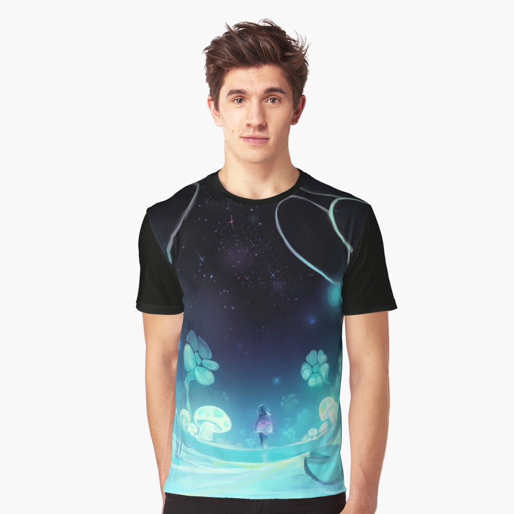 "waterfall 3/3" T-shirt for Sale by nathengyn | Redbubble | undertale ...