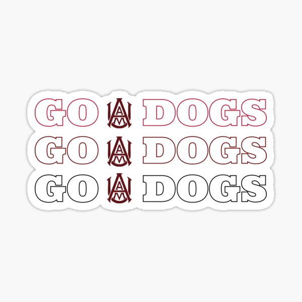 "Alabama AM Bulldogs Sticker" Sticker by Ngp1 | Redbubble