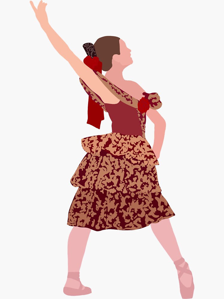 "Spanish Chocolate - Nutcracker " Sticker for Sale by annfulk24 | Redbubble