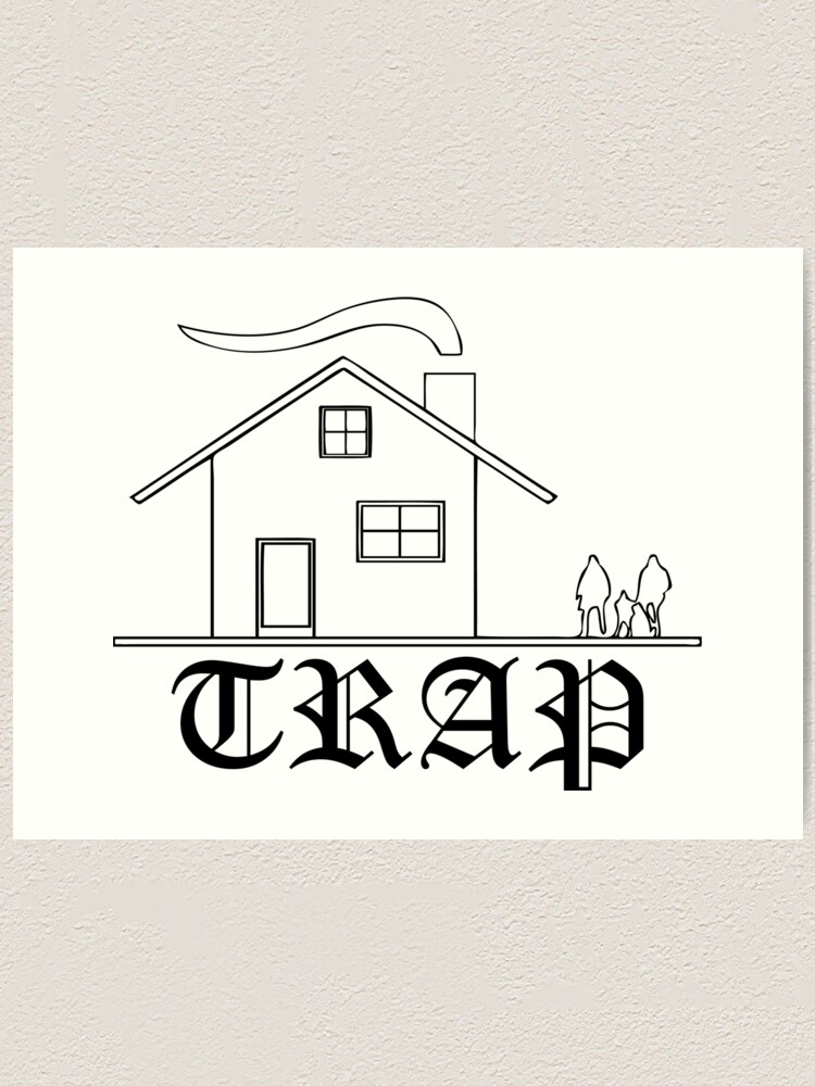 "Trap House gangster sketch" Art Print for Sale by SamuelMolina | Redbubble