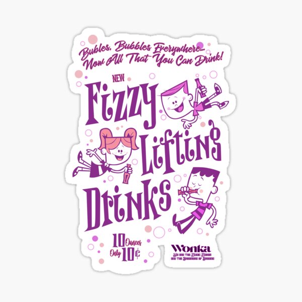 "Fizzy Lifting drinks" Sticker for Sale by richhwalsh | Redbubble