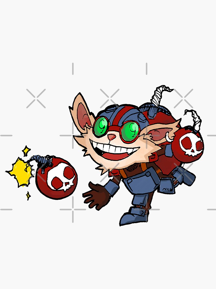 "ziggs" Sticker by chilensisboy | Redbubble