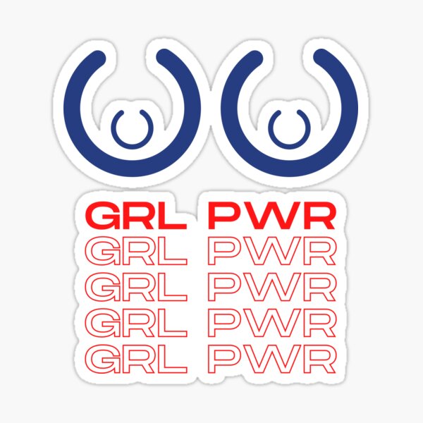 "GRL PWR Girl Power GRRL POWER Girl Power The Future is Female" Sticker ...