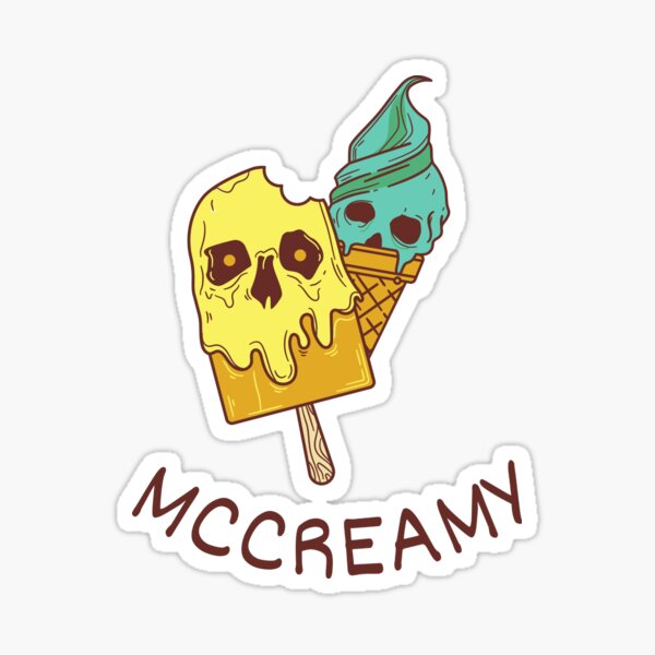 "mccreamy horror" Sticker for Sale by Rourou-Nahdi | Redbubble