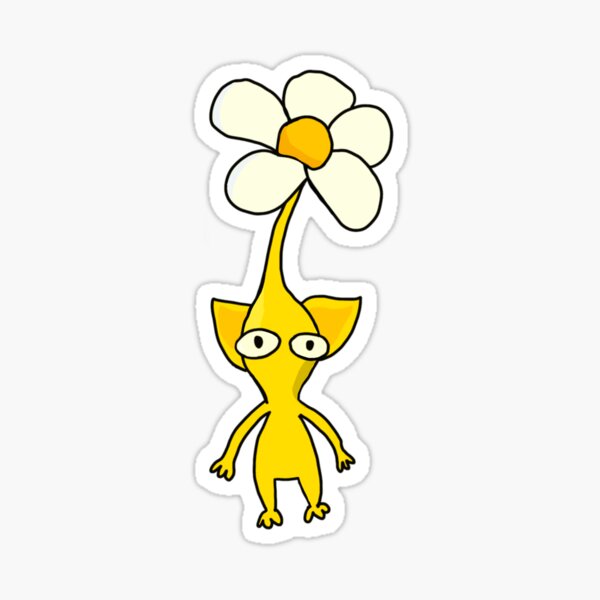 "Yellow Pikmin" Sticker for Sale by MarienEPhoto | Redbubble
