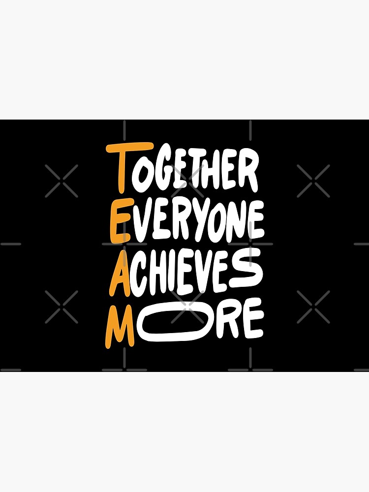 "Team Together Everyone Achieves More Inspirational Quotes" Jigsaw ...