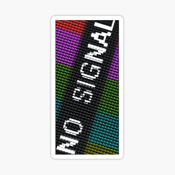 "No signal" Sticker for Sale by makanjo | Redbubble