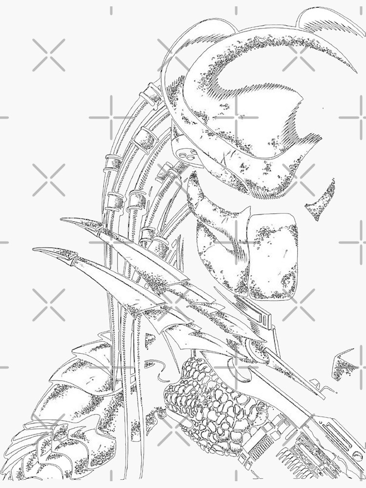 "Predator" Sticker by JTK667 | Redbubble