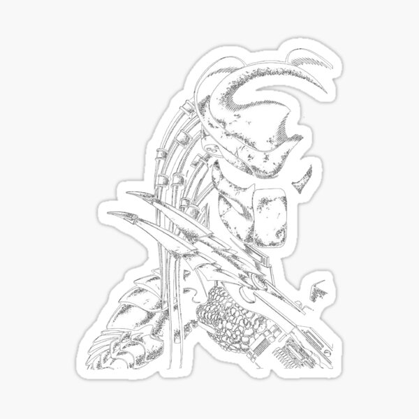 "Predator" Sticker by JTK667 | Redbubble