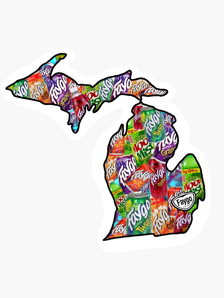 "Michigan Soda Pop" Sticker for Sale by BroKie0210A | Redbubble