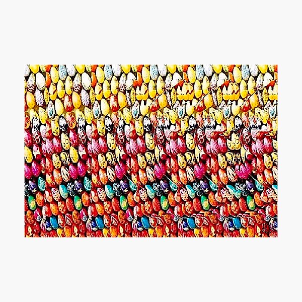 "Bunny Stereogram" Photographic Print by JMarP | Redbubble