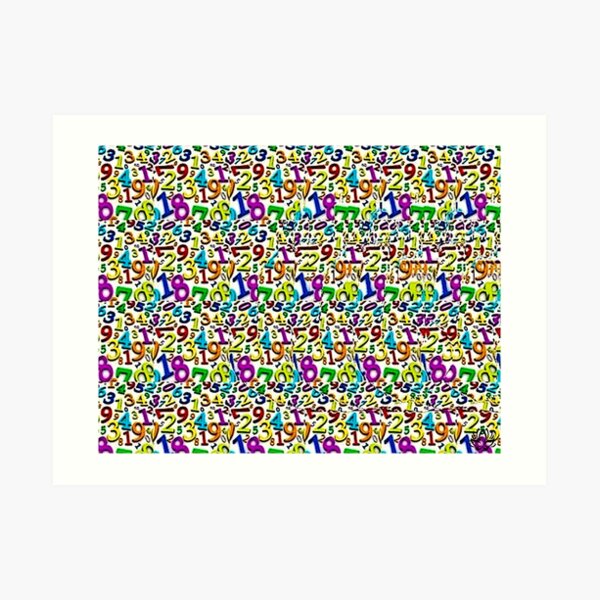 "Happy Birthday Stereogram" Art Print for Sale by JMarP | Redbubble