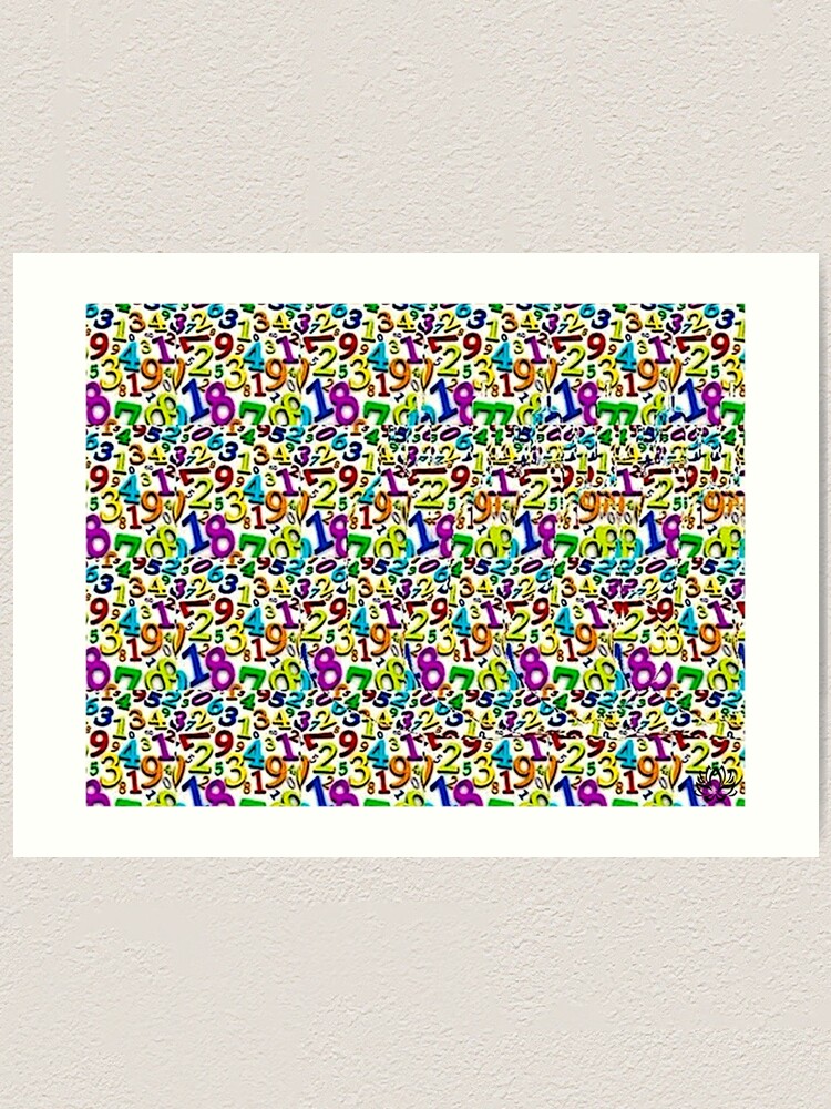 "Happy Birthday Stereogram" Art Print for Sale by JMarP | Redbubble