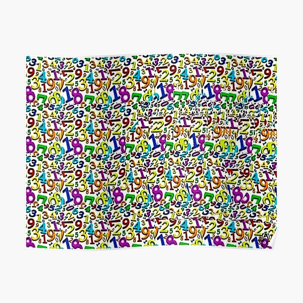 "Happy Birthday Stereogram" Poster by JMarP | Redbubble