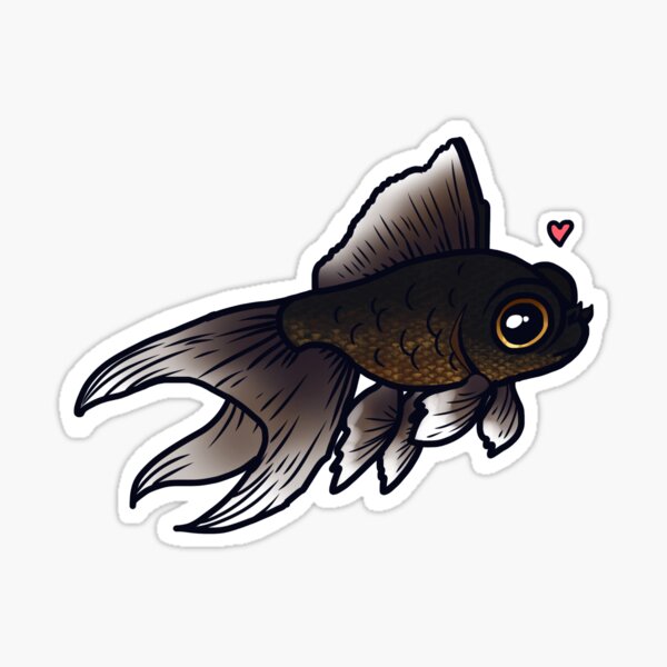 Black Moor Goldfish Drawing Page 13 | Black Moor Goldfish Images