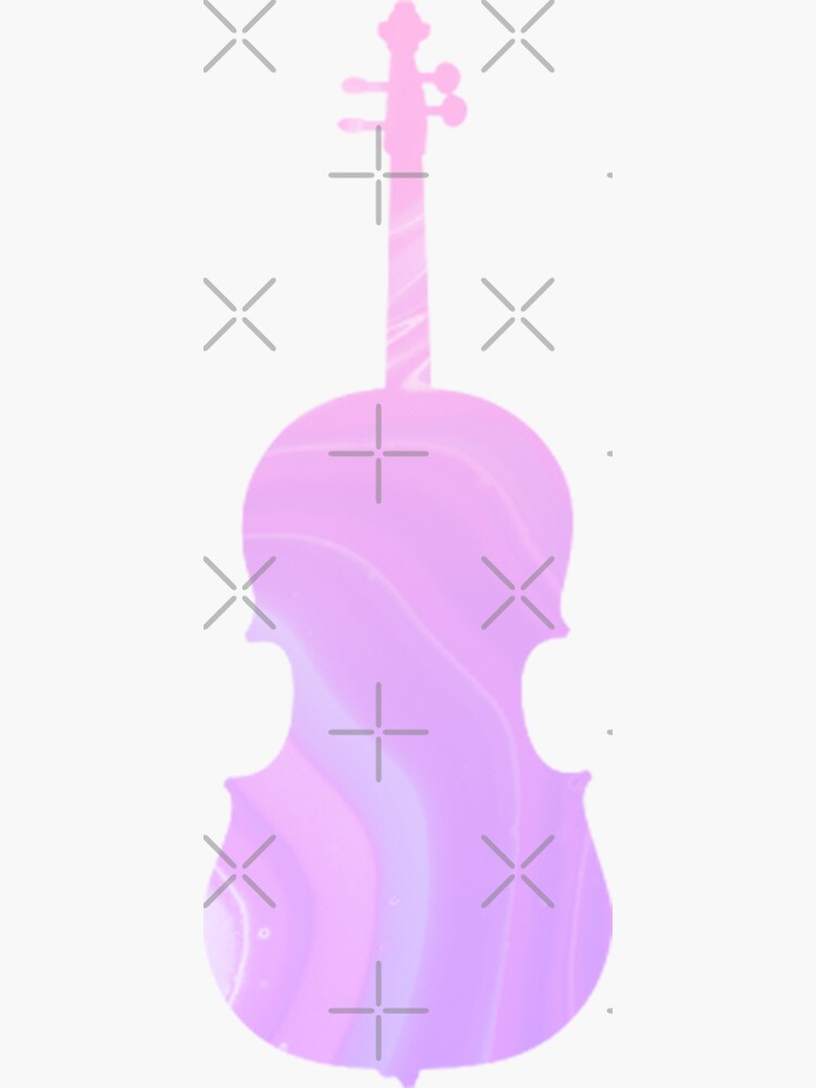 "Violin" Sticker by HardisonINK | Redbubble