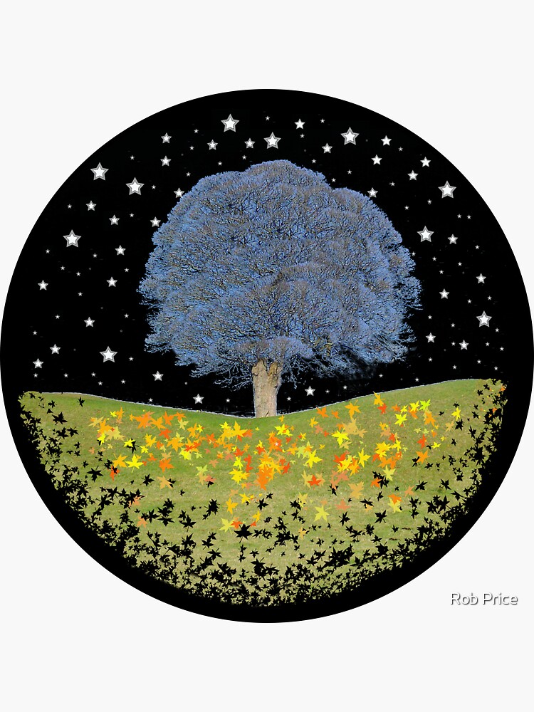"Starry Night Sky" Sticker for Sale by wanungara | Redbubble