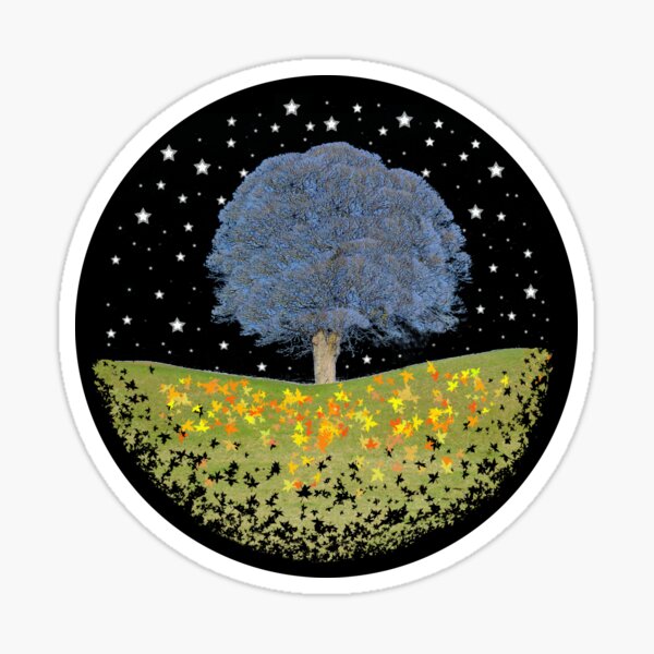 "Starry Night Sky" Sticker for Sale by wanungara | Redbubble