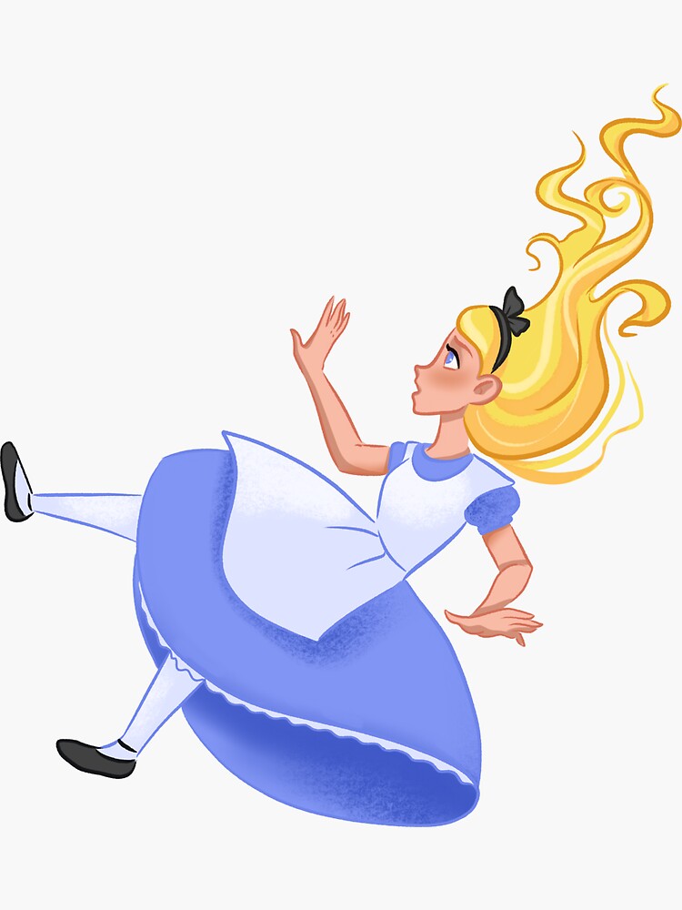 Pegatina «Cayendo» de Veta-Chang | Redbubble