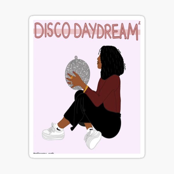 "Disco Daydream" Sticker by NLauryArt | Redbubble