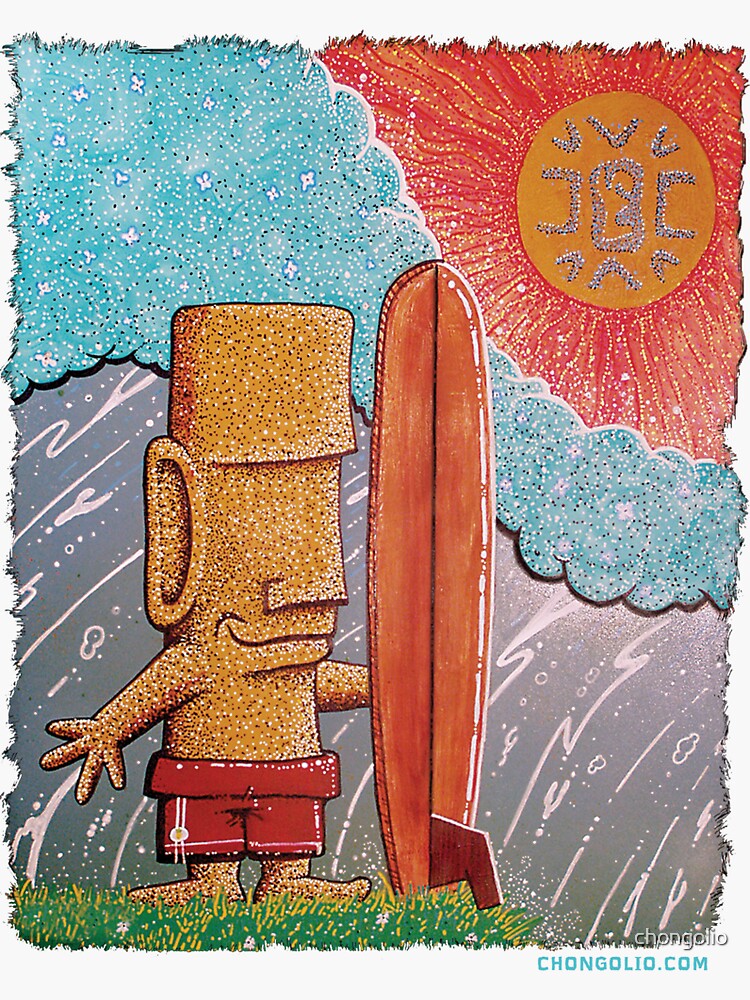 "Oceanman" Sticker for Sale by chongolio | Redbubble