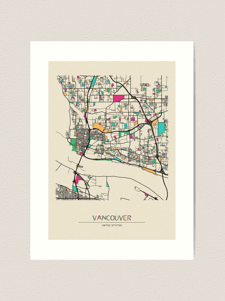 Street Map Of Vancouver Washington