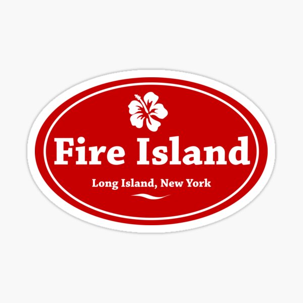 Fire Island Stickers | Redbubble