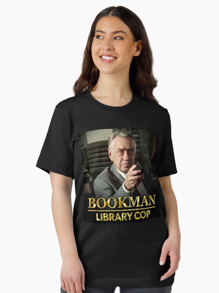 "Bookman Library Cop" Essential T-Shirt for Sale by freestyleINK ...