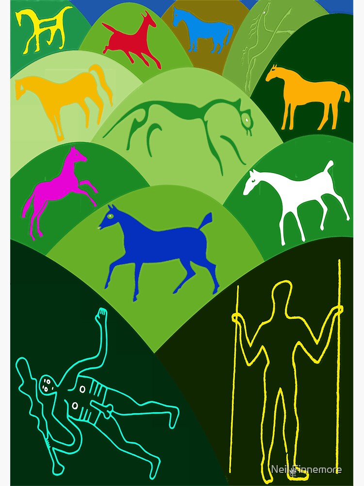 "CHALKHILLS and MYTHS 3" Sticker for Sale by FieryFinn77 | Redbubble