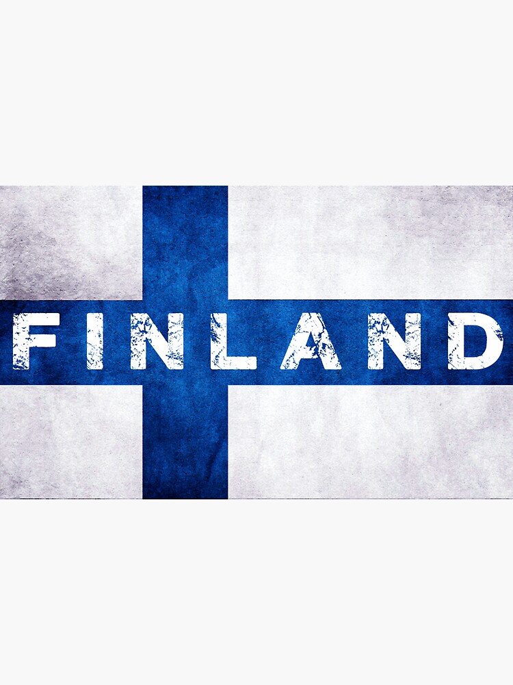 "Finland" Sticker for Sale by freestyleINK | Redbubble