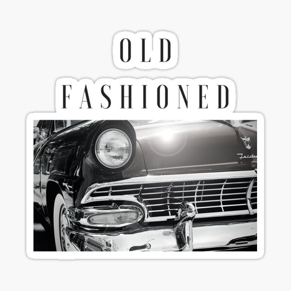 "old fashioned" Sticker by nanuqiart | Redbubble
