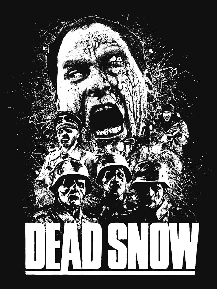 "DEAD SNOW" T-shirt for Sale by bartvision | Redbubble | horror t ...