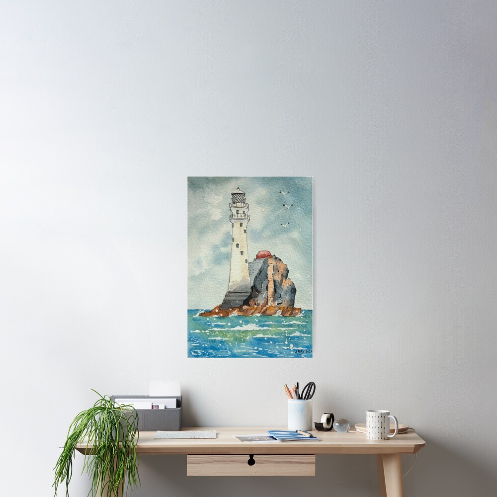 "Fastnet Lighthouse." Poster for Sale by JohnRay27 | Redbubble