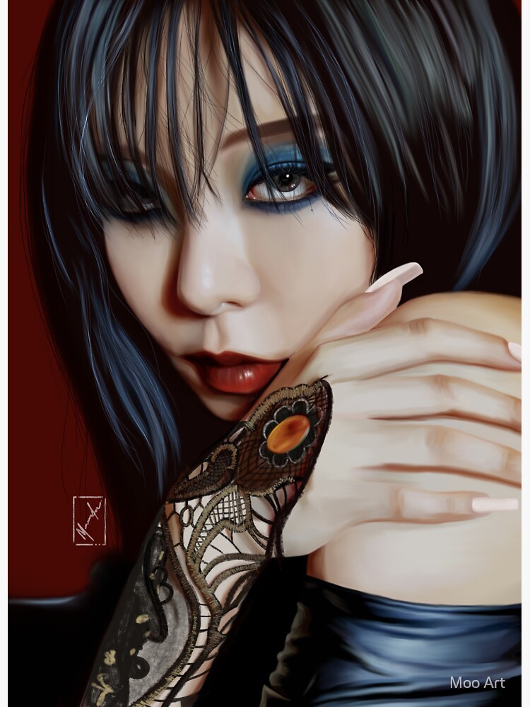 "Wheein "AYA"" Sticker by mooartkys91 | Redbubble