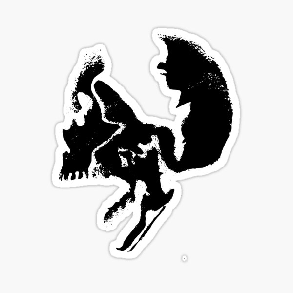 "Skull Death Logo" Sticker for Sale by nattdrws | Redbubble