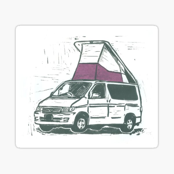Mazda Bongo Stickers | Redbubble