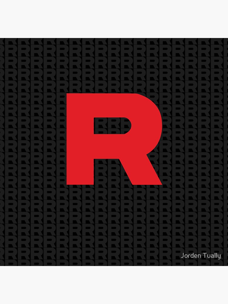 "Team Rocker Logo Pokemon Art Kanto Original" Sticker by JordenTually ...