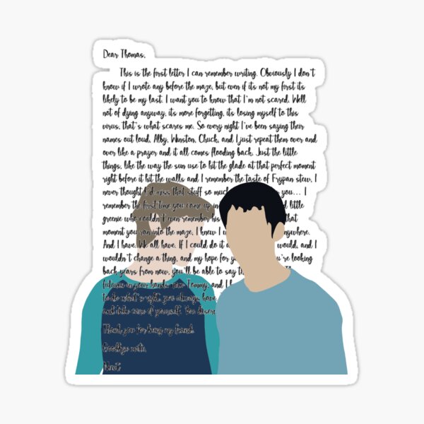 "Maze Runner - Newt and Thomas" Sticker for Sale by MirTings | Redbubble