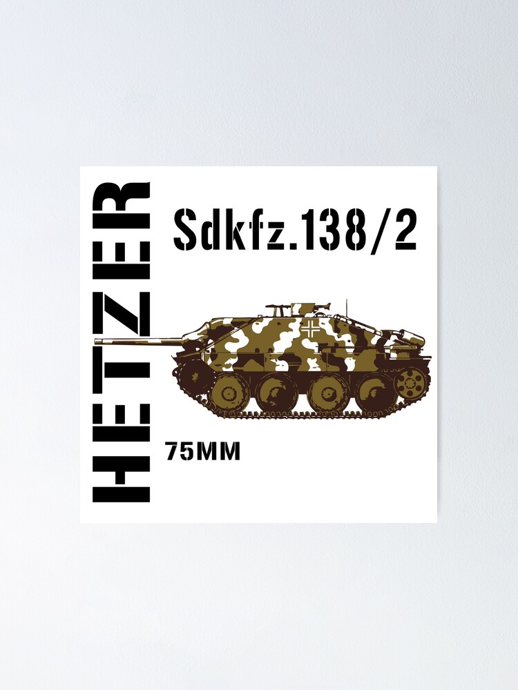 "Hetzer Tank" Poster by ArmyHelmet | Redbubble