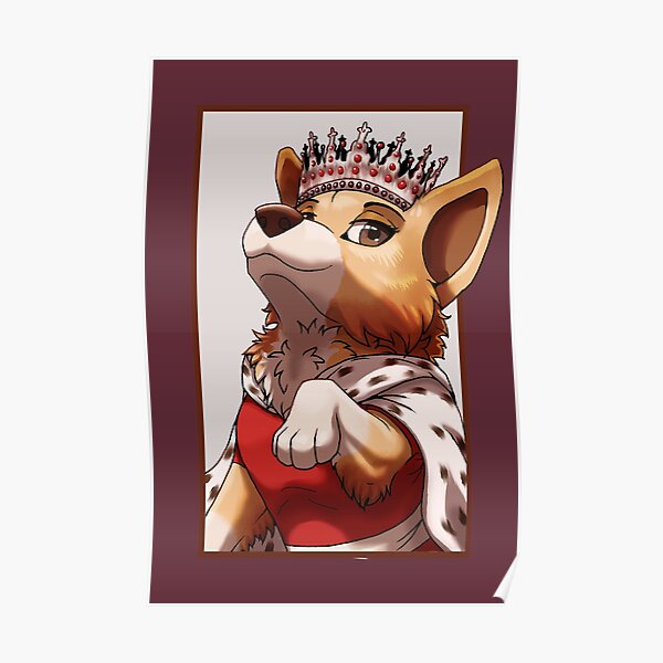 "Snooty Queen Pembroke Welsh Corgi" Poster for Sale by Bamsdrawz ...