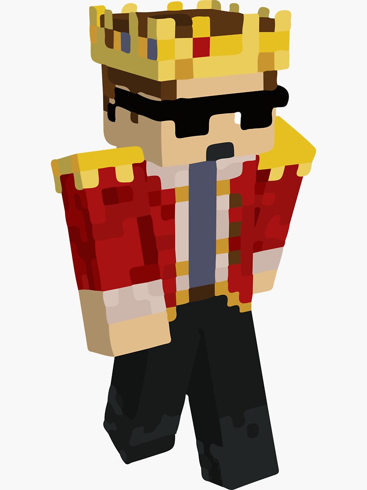 Pegatina «Eret DREAM SMP Skin Minecraft Speedrun Manhunt» de ...