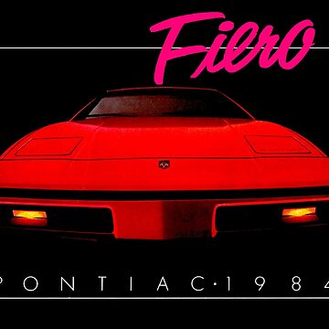 "PONTIAC FIERO" Poster for Sale by ThrowbackM2 | Redbubble