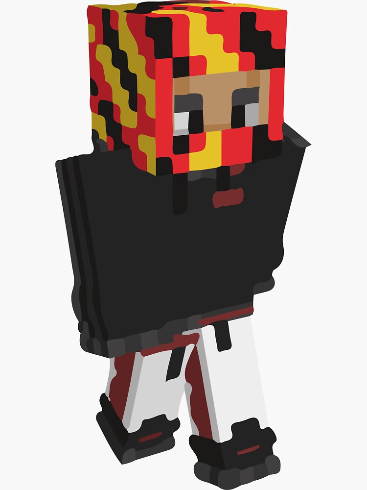 "PONK DREAM SMP Skin Minecraft Speedrun Manhunt" Sticker for Sale by ...